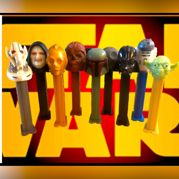 Disney | Other | Star Wars Lot 9 Set Pez Characters Dispensers Walmart ...